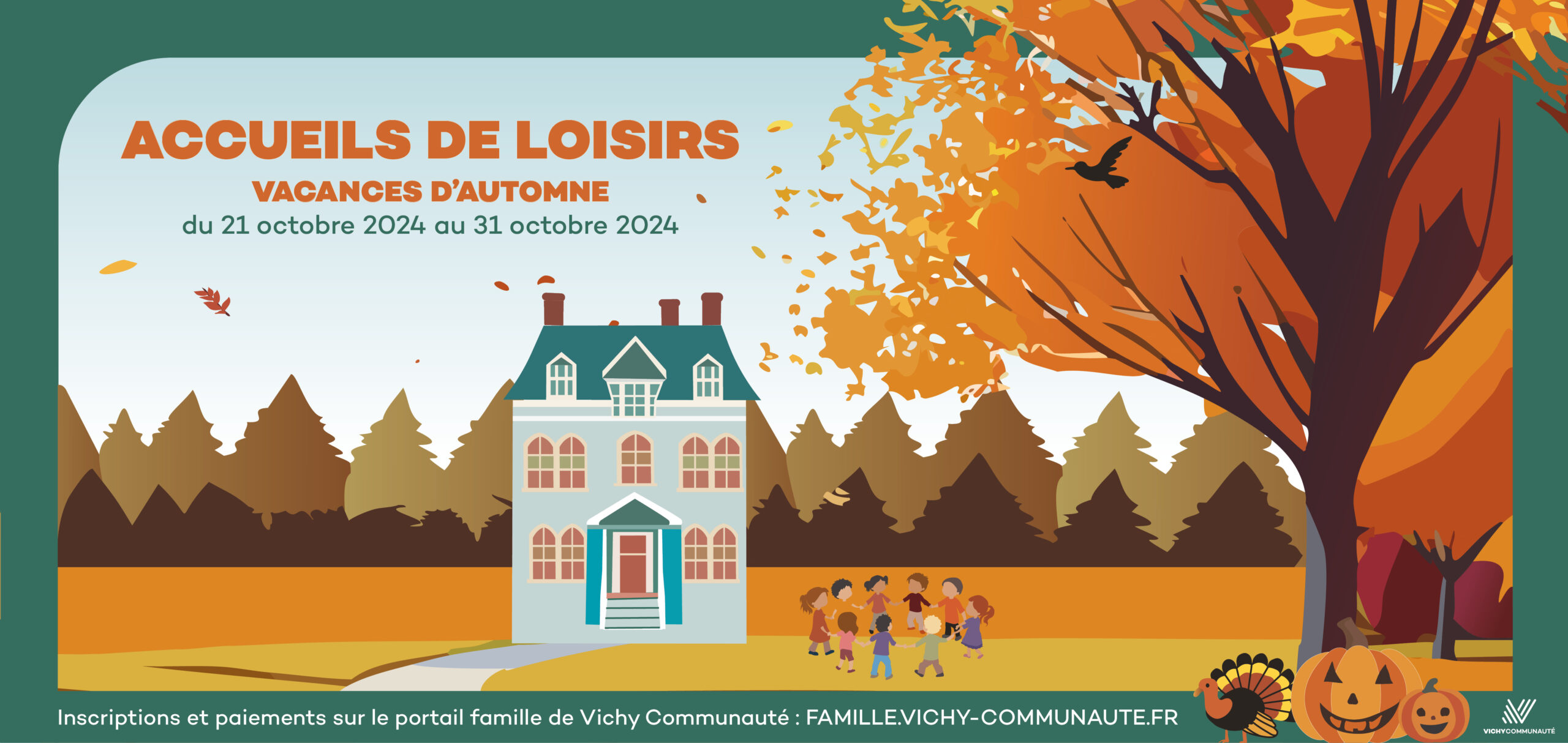 Inscriptions des accueils de loisirs pour les vacances d'automne 2024 - Vichy Communauté